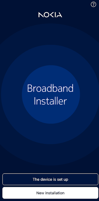 Setting Up The Nokia Broadband Installer App 5G16-A – EAN Support